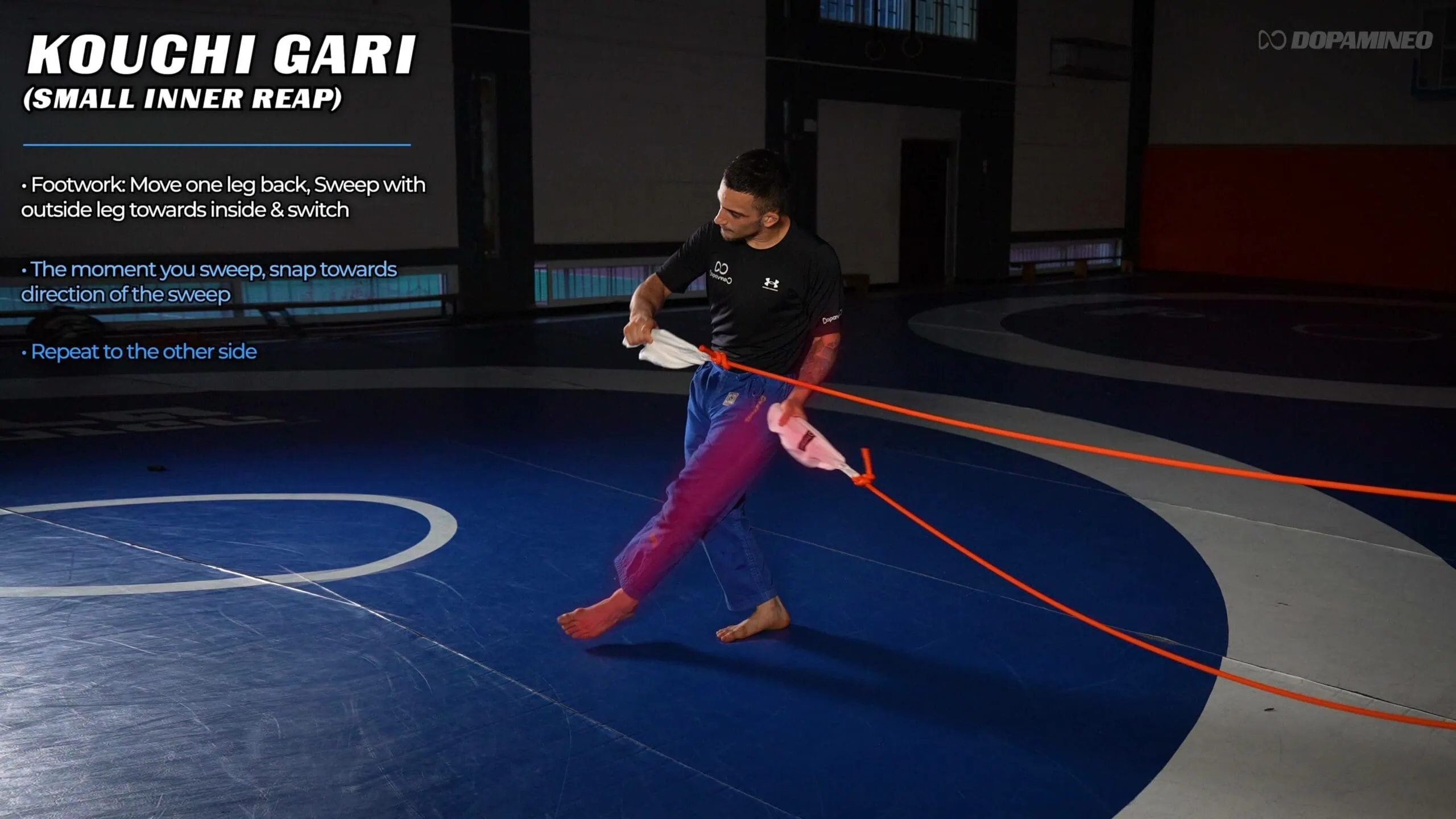 Full Wrestling workout with Dopamineo Bands - 8 Minutes