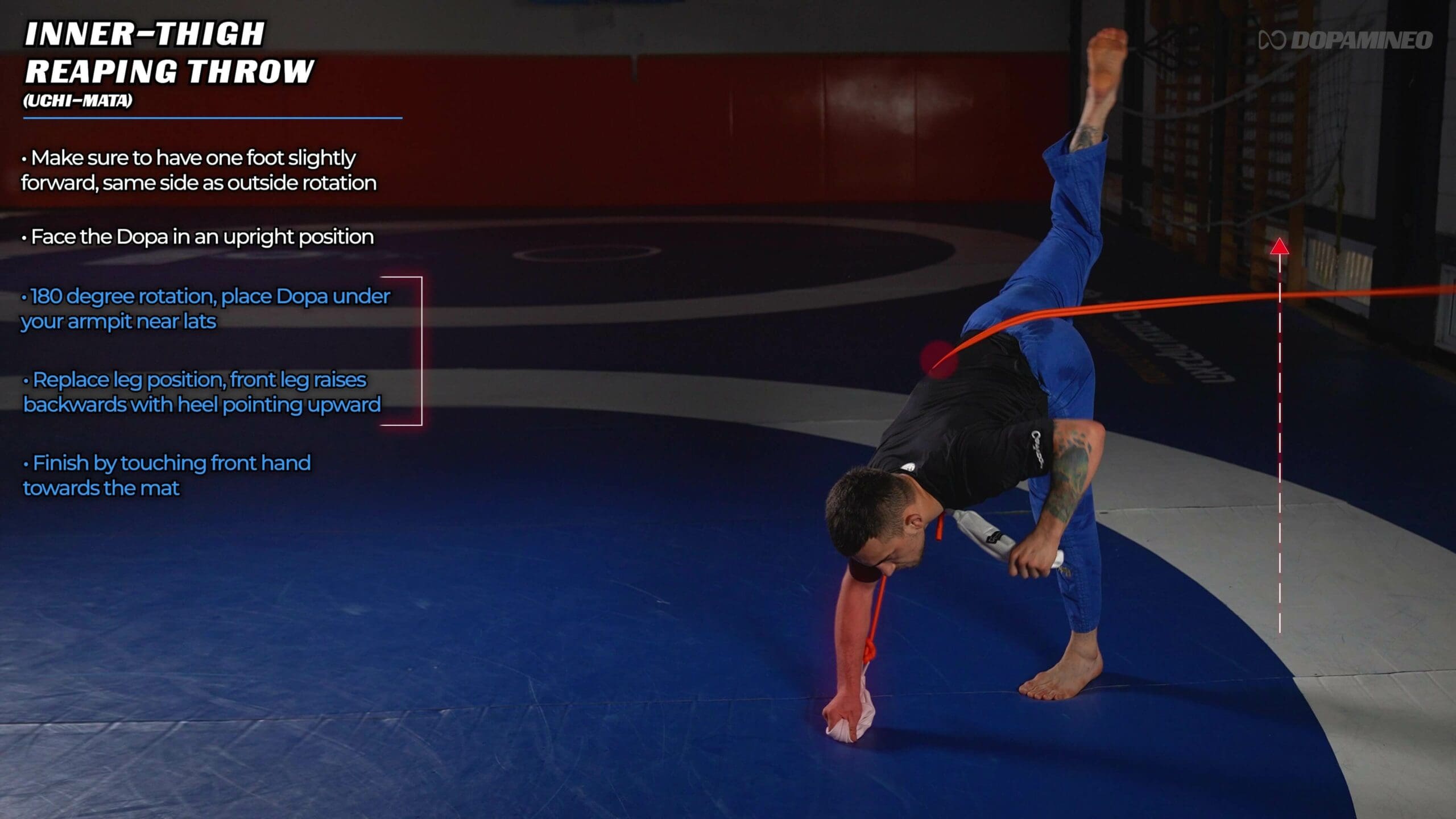 Uchi Mata (Inner-thigh throw) 内股 Technique — Dopamineo Tutorial